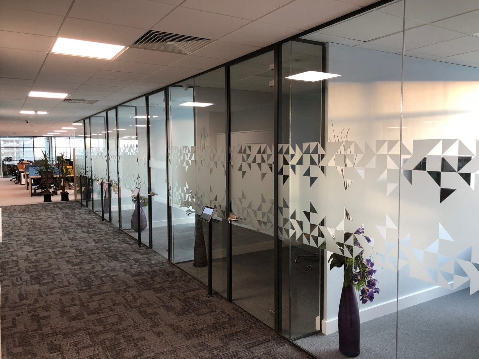 Single Glazed Partitioning | Glazed Partitioning | Cube7 Interiors